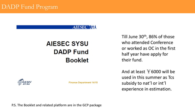 Aiesec sysu finance excellence in innovative financial operation | PPT