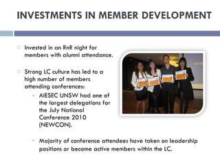 AIESEC UNSW 2011 Reckon Finance Award Application | PPT