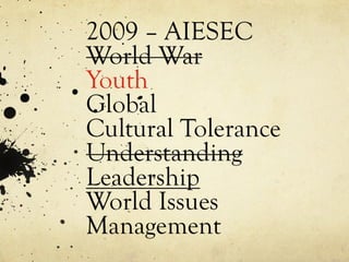 Aiesec Way | PPT