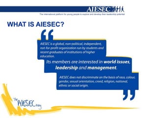 Aiesec way | PDF
