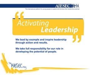 Aiesec way | PDF