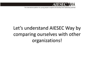 Aiesec way | PPT