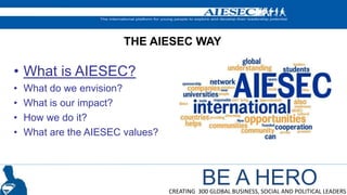 Aiesec way mlc (2) | PPTX | Business | Business and Finance