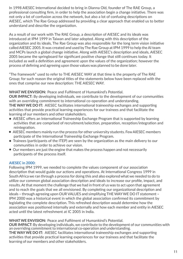 AIESEC Way Toolkit | PDF | Business | Business and Finance