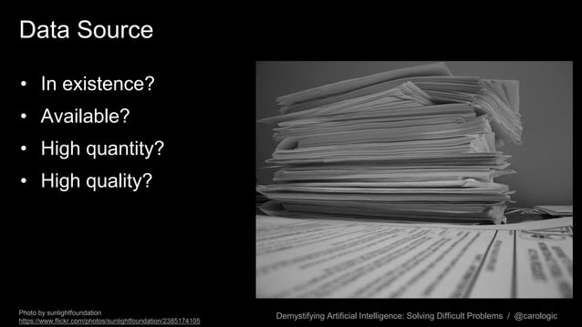 Demystifying Artificial Intelligence: Solving Difficult Problems at ProductCamp Pittsburgh | PPT