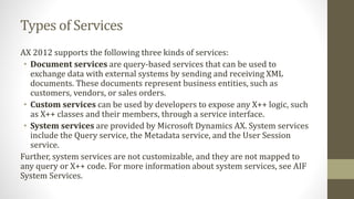Dynamic AX : Application Integration Framework | PPTX