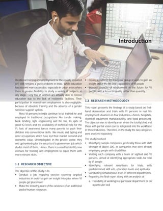 Job Mapping for the Visually Impaired | AIF Industry Study | PDF