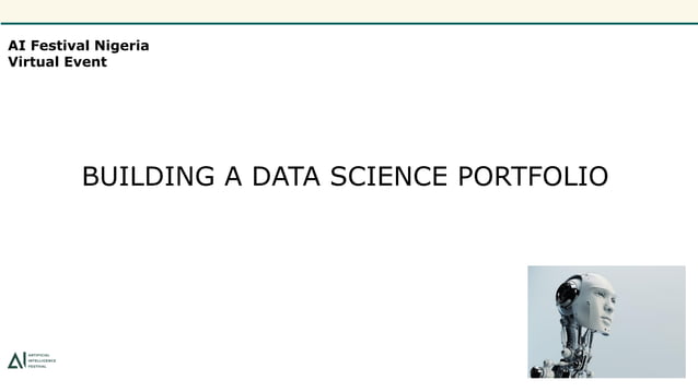 Building a Data Science portfolio | PDF
