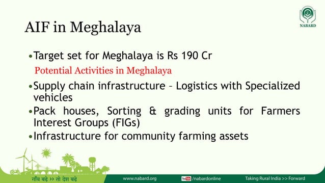 Agriculture Infrastructure Fund.pptx | Agriculture | Industries