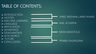 Artificial Intelligence slide share | PPT