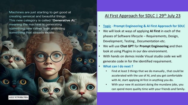 ANIn Pune July 2023 |Prompt Engineering and AI first SDLC by Abhijit ...