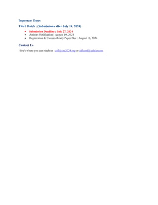12th International Conference of Artificial Intelligence and Fuzzy ...