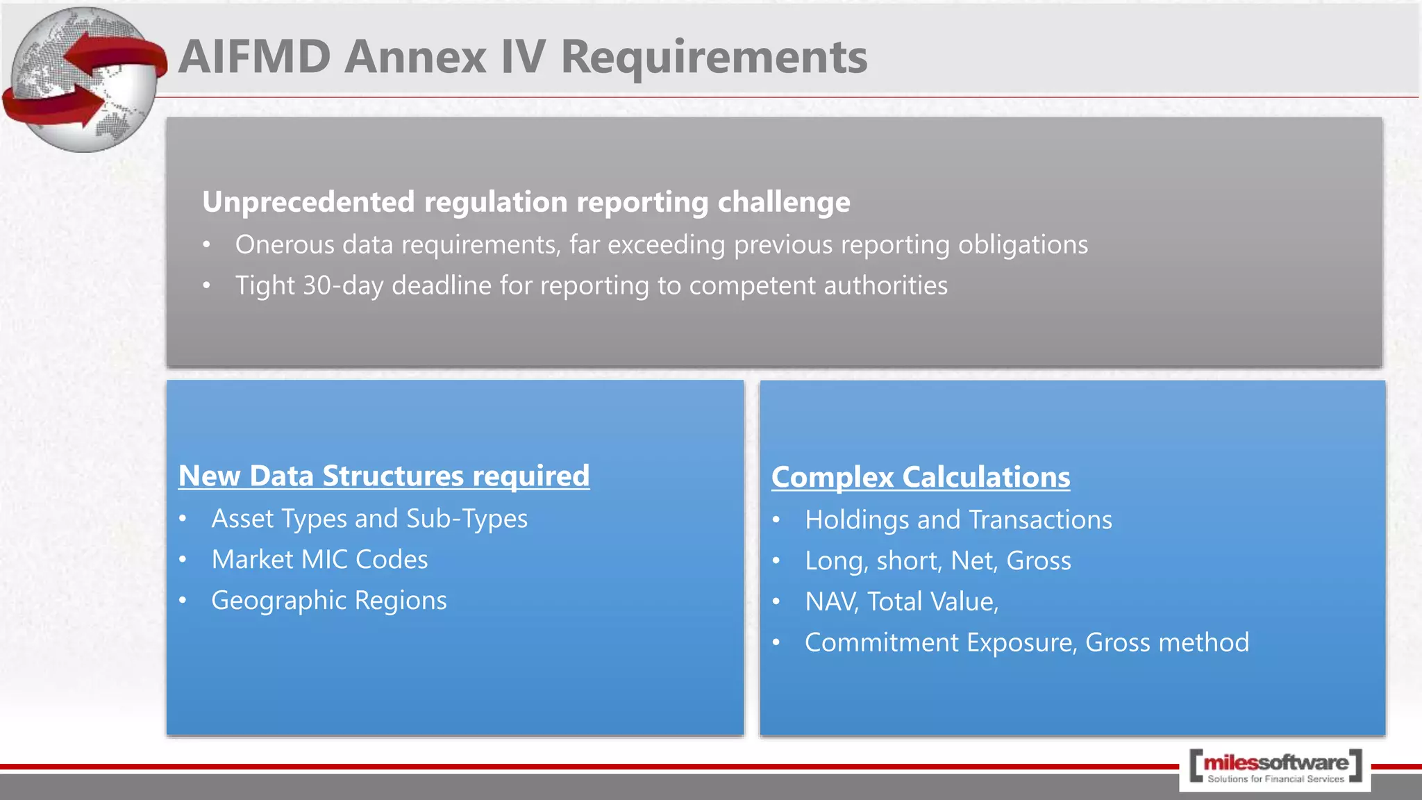 AIFMD Annex IV Reporting | PPT