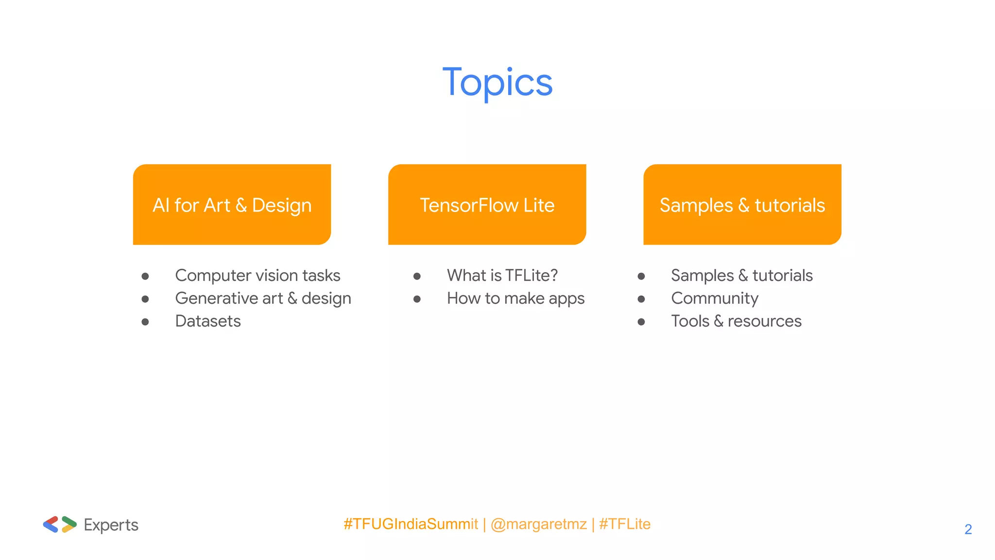 Ai For Art And Design With Tensorflow Lite Tfug India Summit Ppt