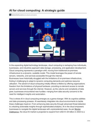AI for cloud computing A strategic guide.pdf