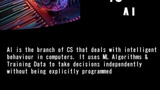 ARTIFICIAL INTELLIEGENCE FOR EVERYONE(PDF) | PPT