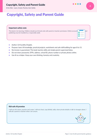 AI for Kids Book PDF | Learn Artificial Intelligence, AI Tools ...