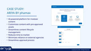 What is Modular Content in pharma and how AI enables it. | PPT