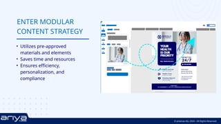What is Modular Content in pharma and how AI enables it. | PPTX
