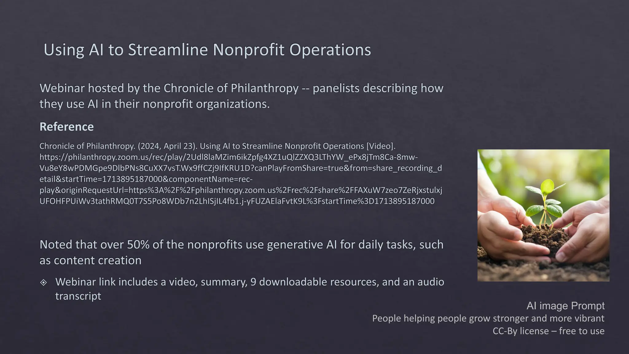 AI for Nonprofits_Exploring the News_ Creative Use and Challenges | PPT AI for Nonprofits_Exploring the News_ Creative Use and Challenges | PPT