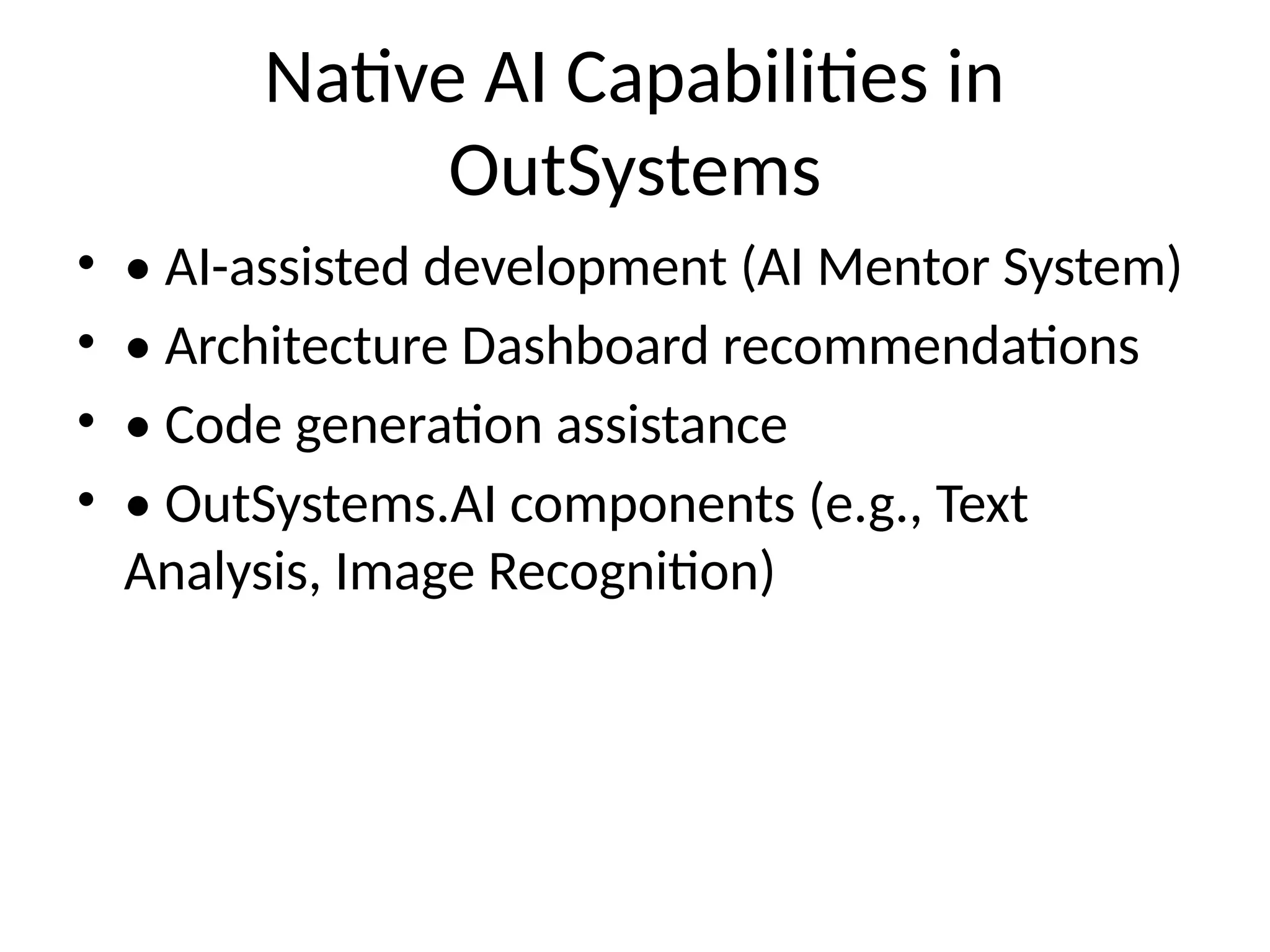 AI_for_OutSystems_Presentation.pptx artificial intelligence | PPT