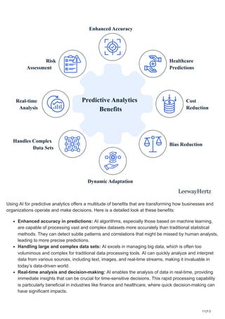 AI IN PREDICTIVE ANALYTICS: TRANSFORMING DATA INTO FORESIGHT | PDF