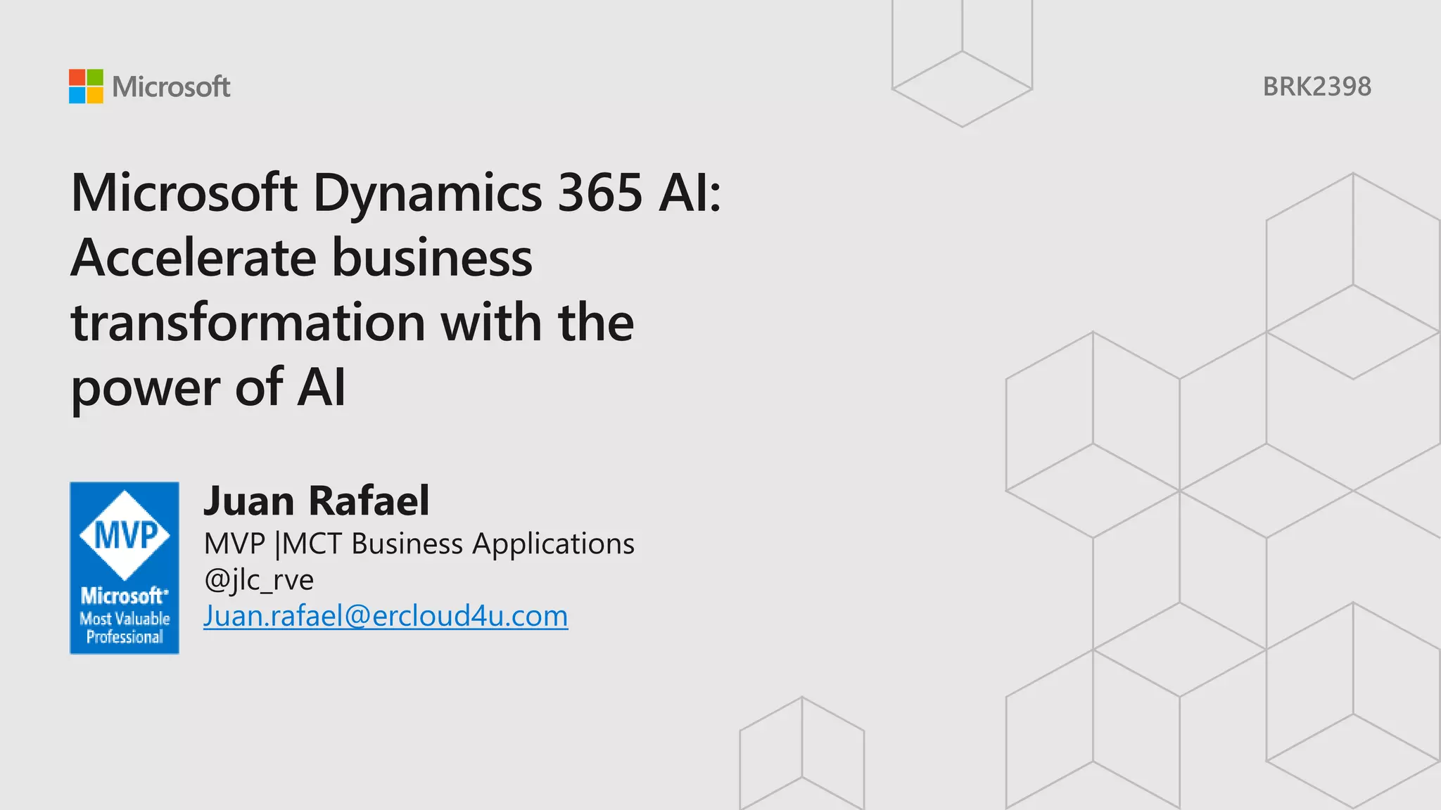 Overview MS Dynamics 365 AI for Sales | PPTX
