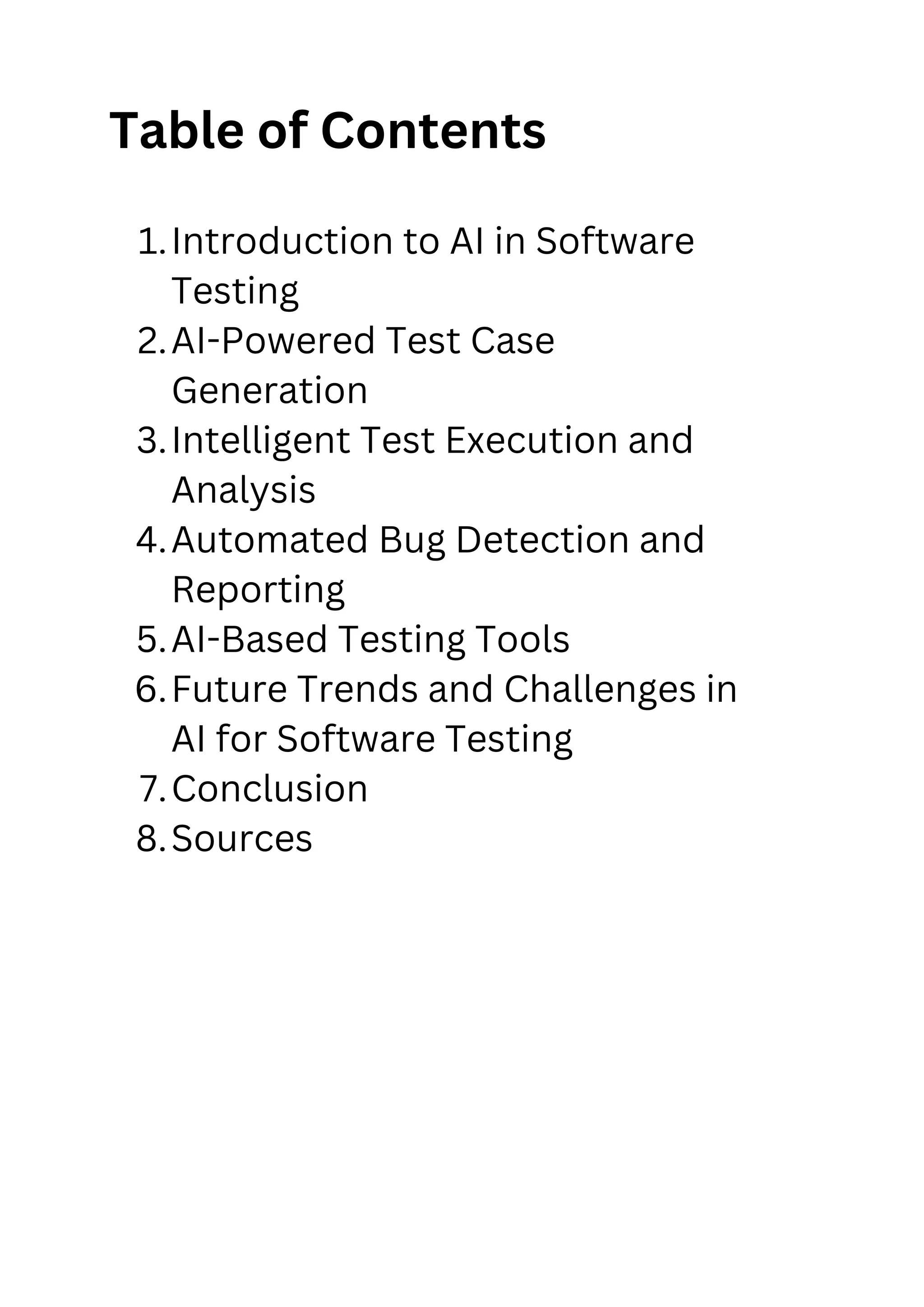 AI for Software Testing Excellence in 2024 | PDF
