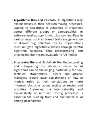 AI for Software Testing Excellence in 2024 | PDF