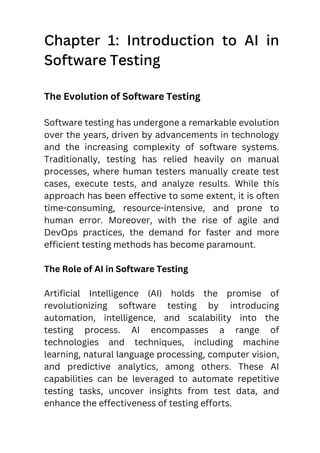 AI for Software Testing Excellence in 2024 | PDF
