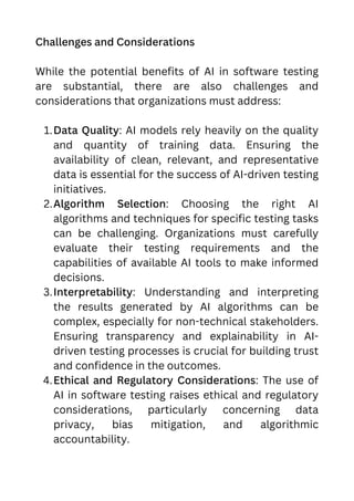 AI for Software Testing Excellence in 2024 | PDF