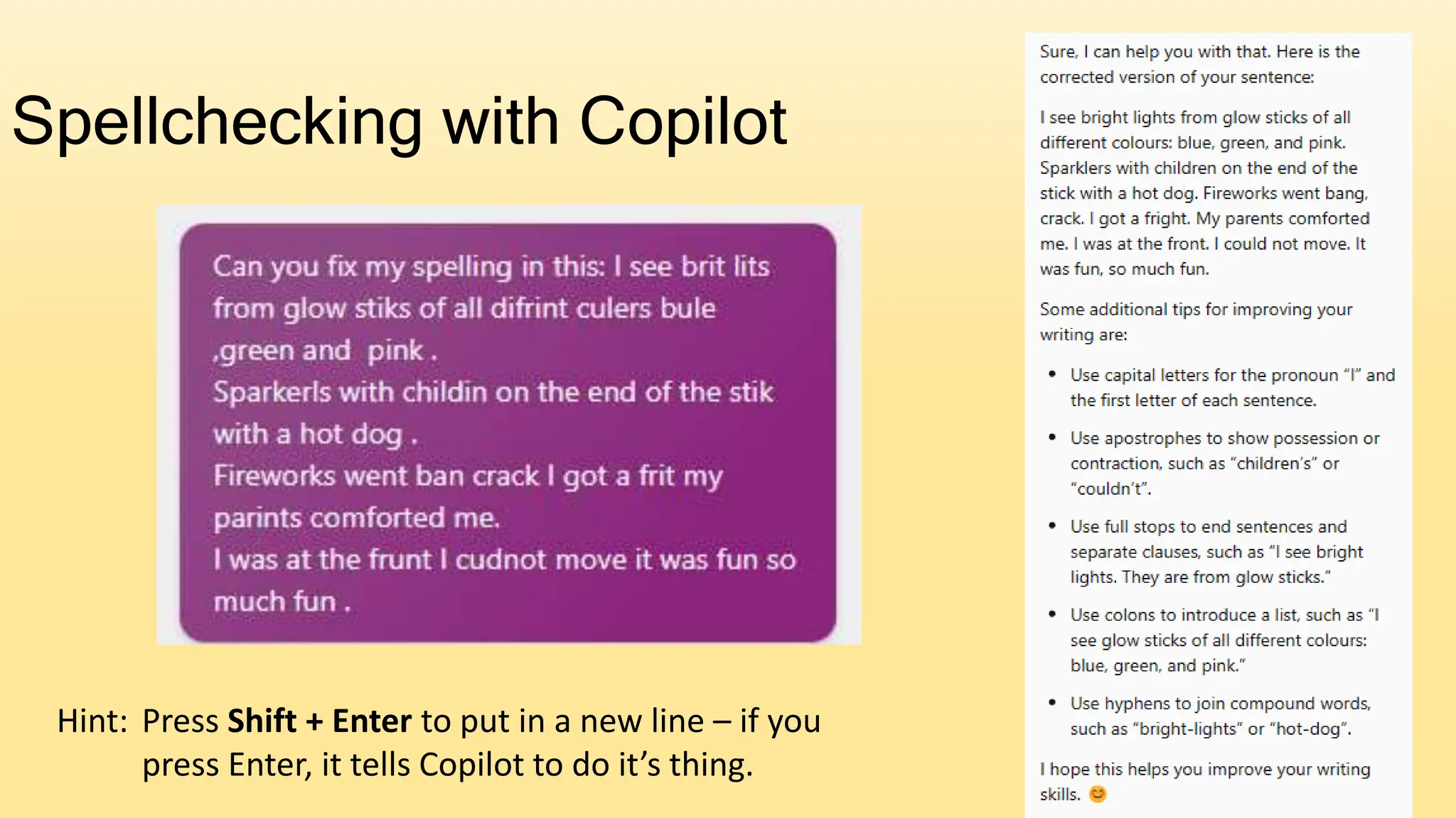 AI for VI and spelling and dictation with Copilot.pptx