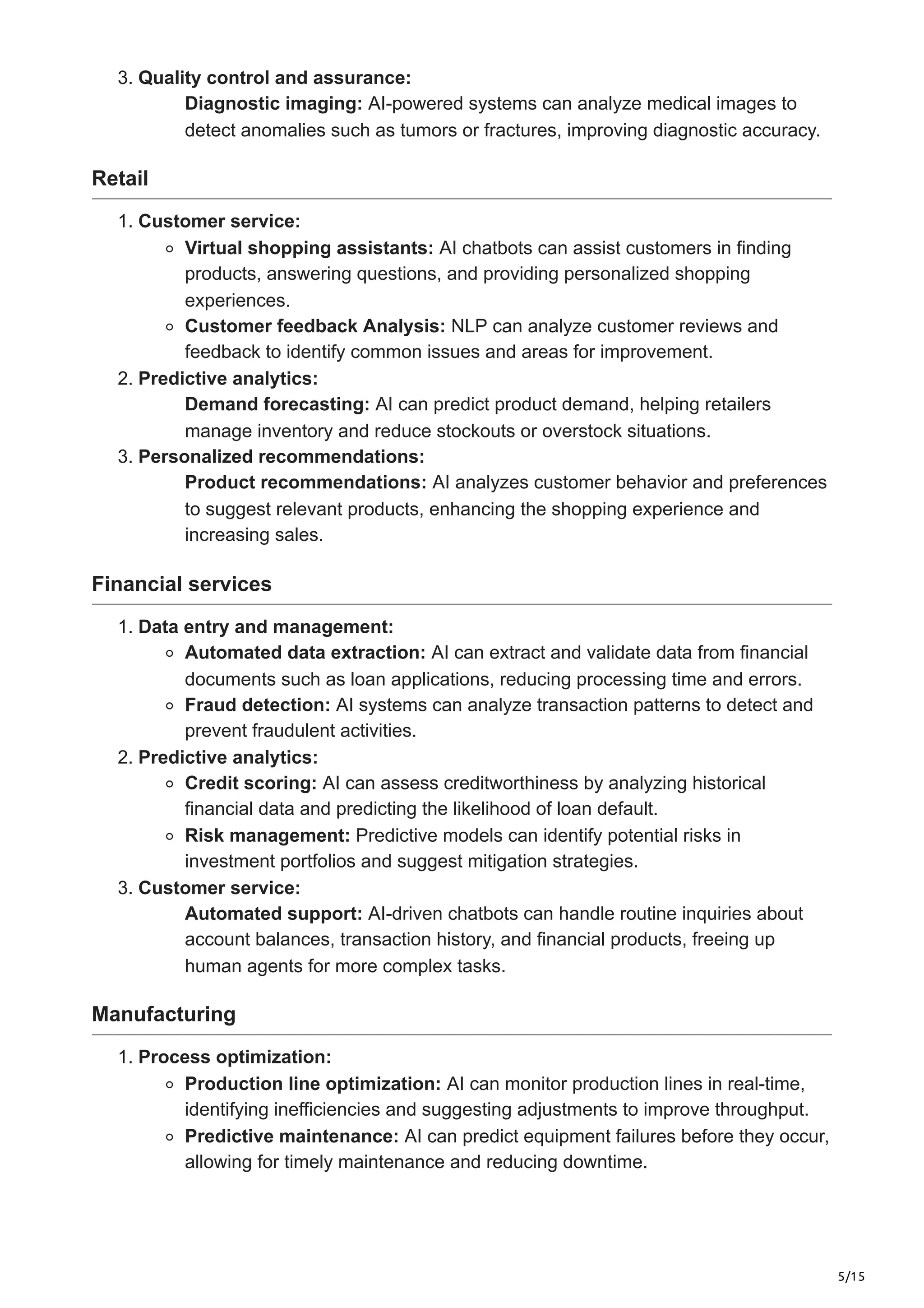 Ai For Workflow Automation Use Cases Applications Benefits And