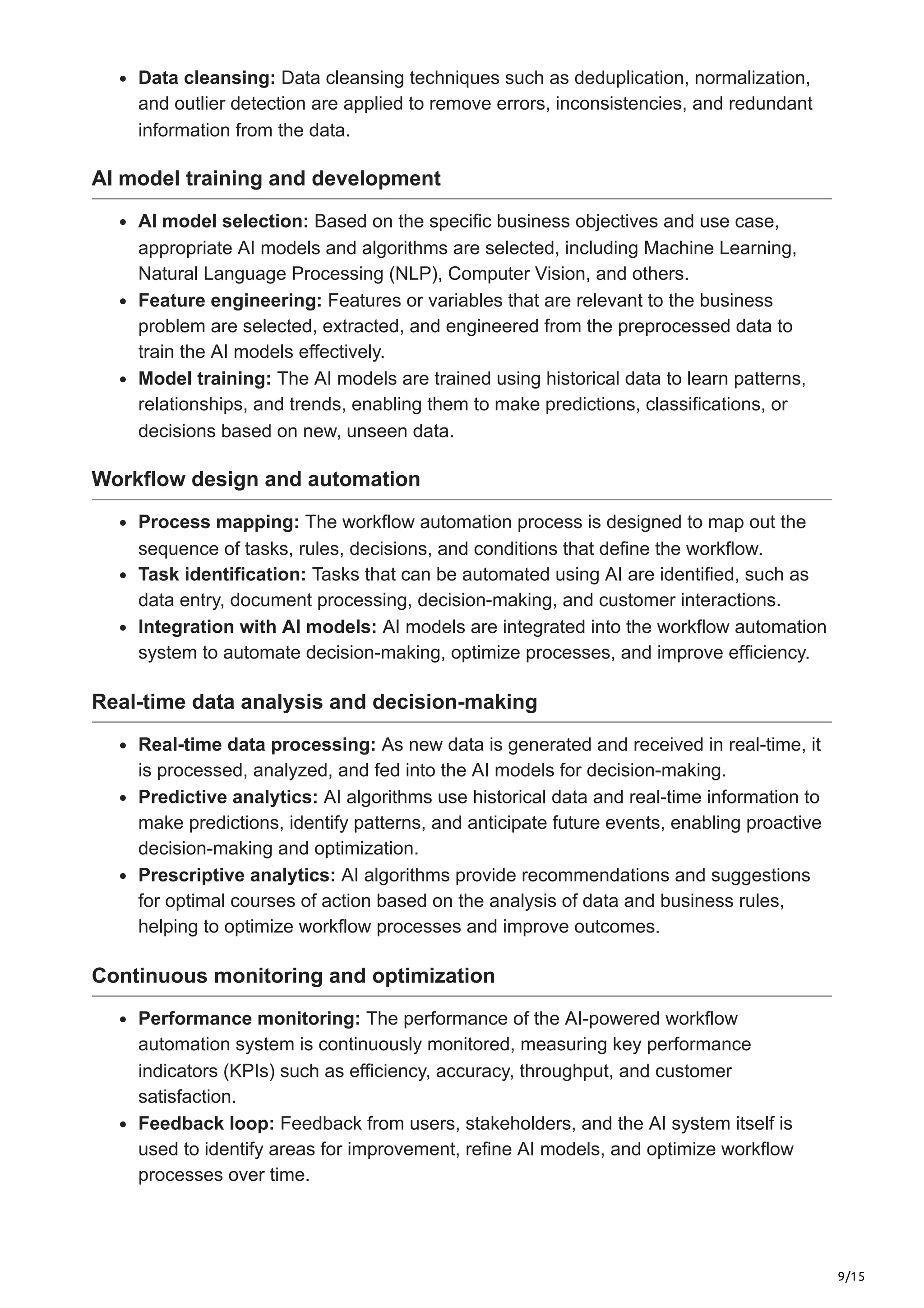 AI for workflow automation Use cases applications benefits and development.pdf