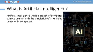Artificial Intelligence for XMLDevelopment | PDF