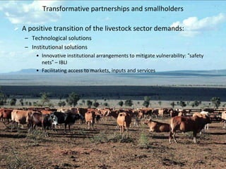 Sustainable and productive farming systems: The livestock sector | PPTX