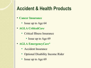 AIG AGLA Special Representative | PPT