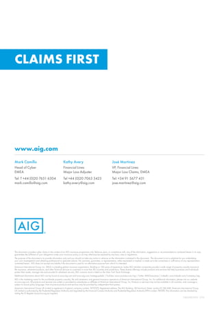 Cyber Claims: GDPR and business email compromise drive greater ...