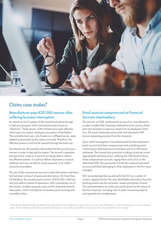 Cyber Claims: GDPR and business email compromise drive greater frequencies | PDF