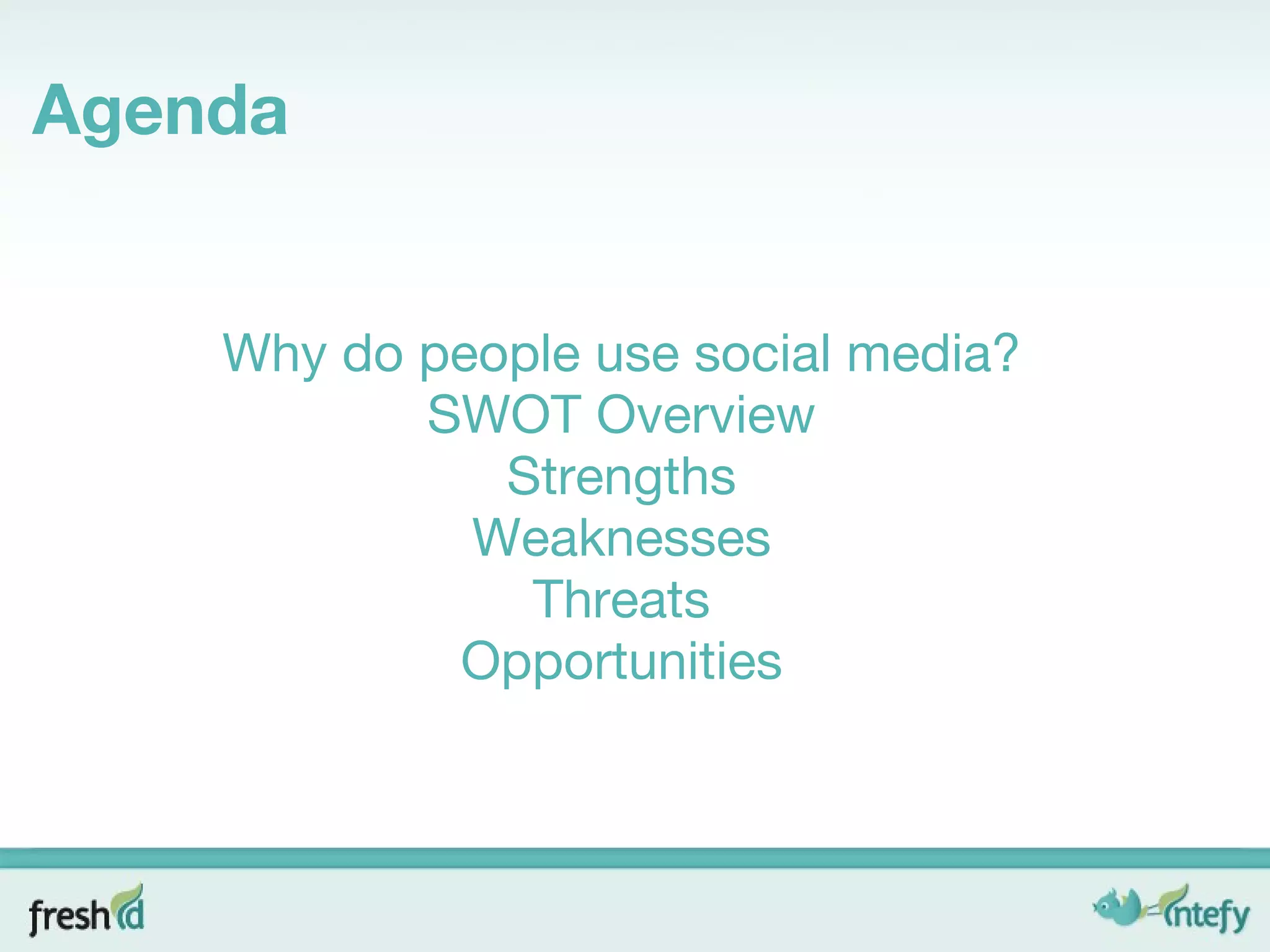 Social Media SWOT | PPT