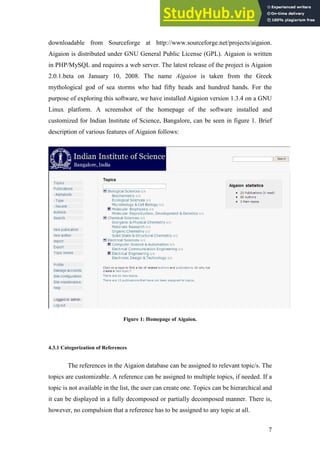 Aigaion A Web-Based Open Source Software For Managing The Bibliographic References | PDF
