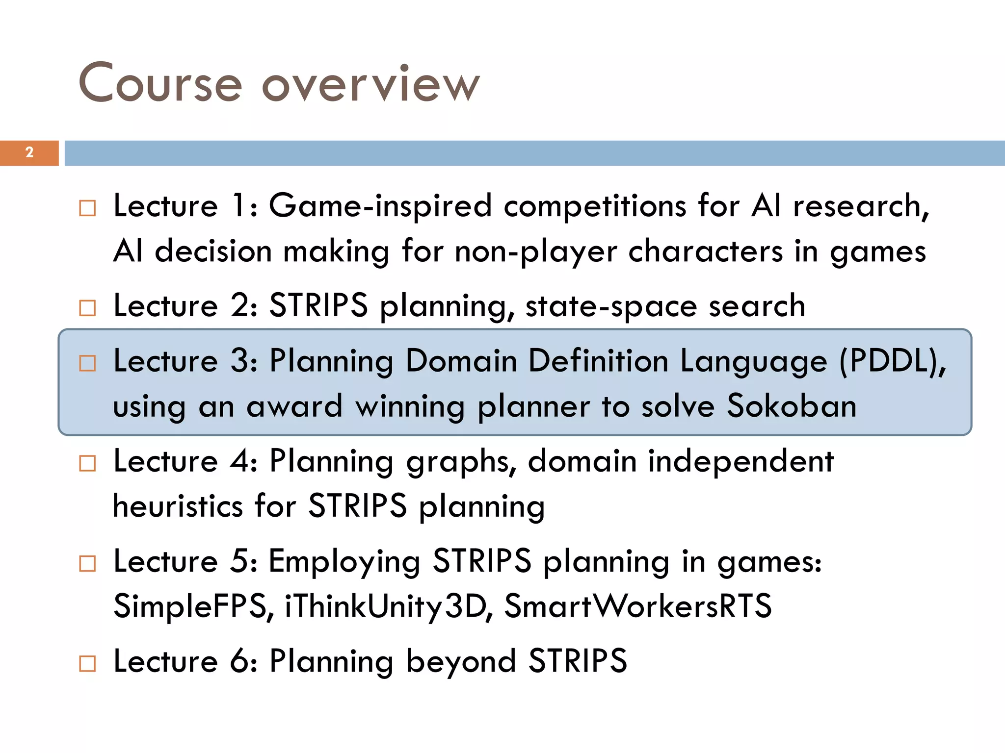 Intro to AI STRIPS Planning & Applications in Video-games Lecture3-Part1 | PDF | Web Development ...