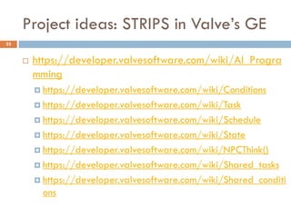 Intro to AI STRIPS Planning & Applications in Video-games Lecture6-Part2 | PDF