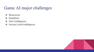 Artificial Intelligence gaming techniques | PPTX