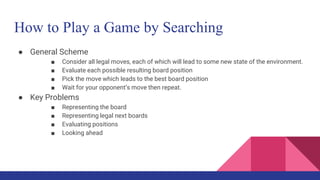 Artificial Intelligence gaming techniques | PPTX