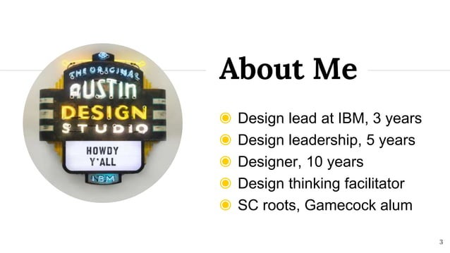 Grassroots Design Thinking - AIGA SC | PPTX