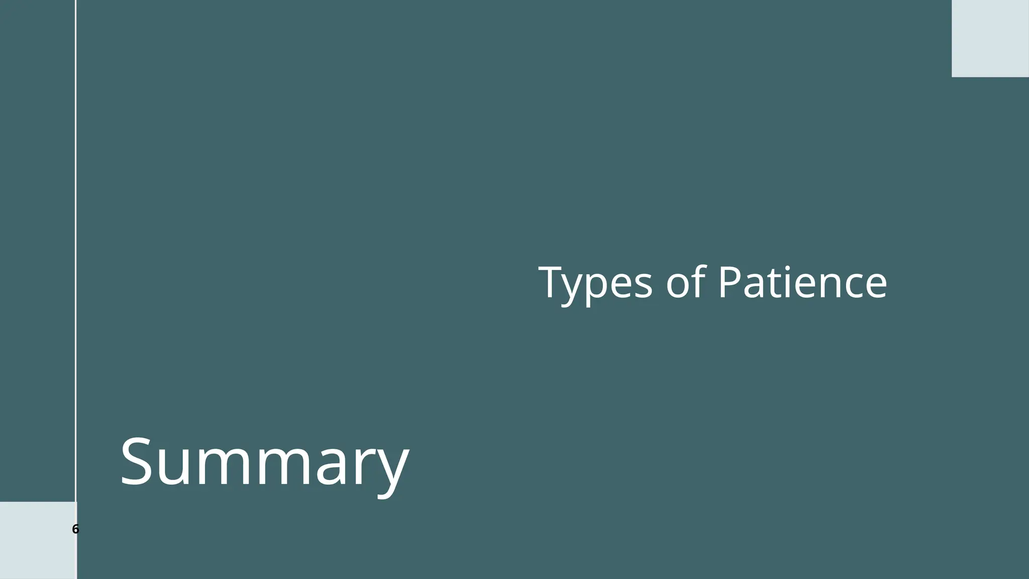 AI General Studies - Lesson 2 - Patience intro | PPTX