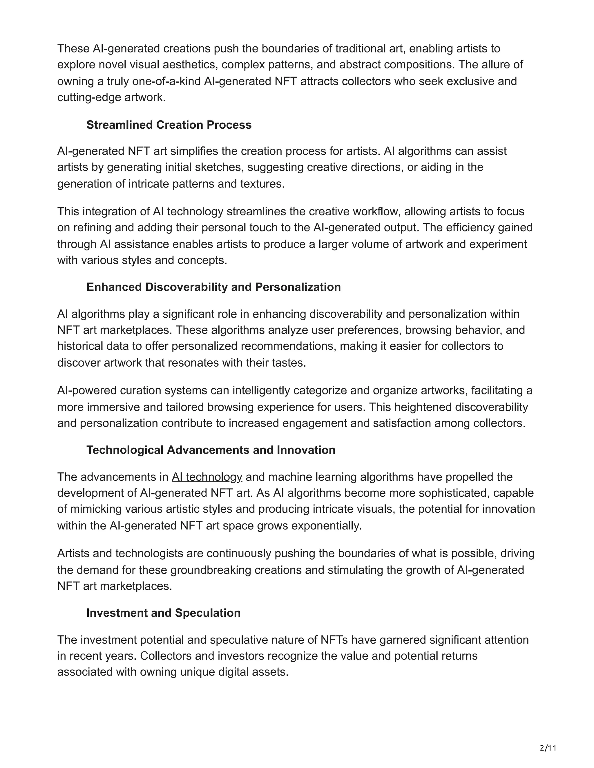 AI Generated NFTs Simplified Grow Your NFT Art Marketplace with Artificial Intelligence.pdf