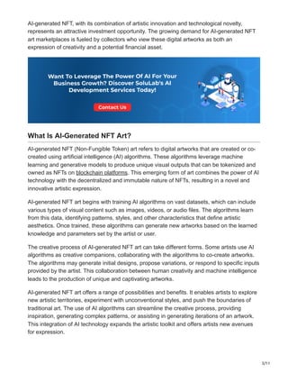 AI Generated NFTs Simplified Grow Your NFT Art Marketplace with Artificial Intelligence.pdf