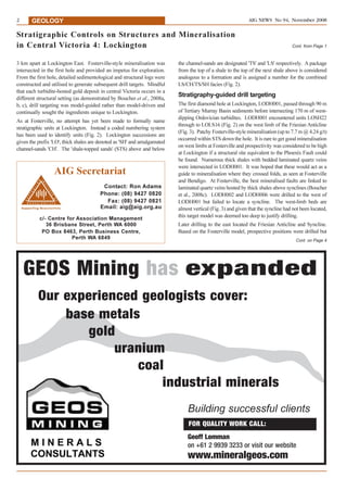 Australian Institute of Geoscientist | PDF